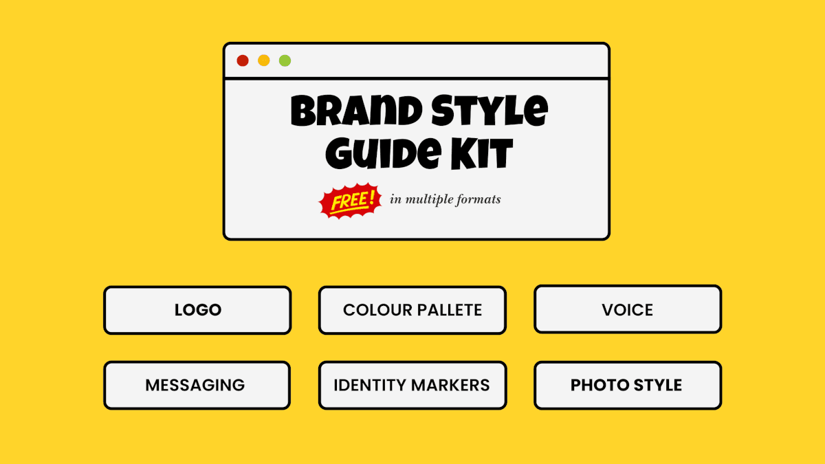 The FREE Bob⚡James Brand Style Guide Kit